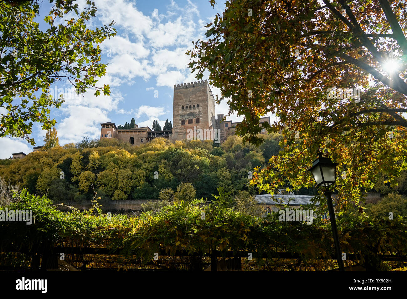 Granada city from alhambra castle hi-res stock photography and images ...