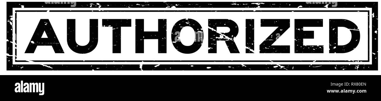 Authorized personnel only sign vector Black and White Stock Photos ...