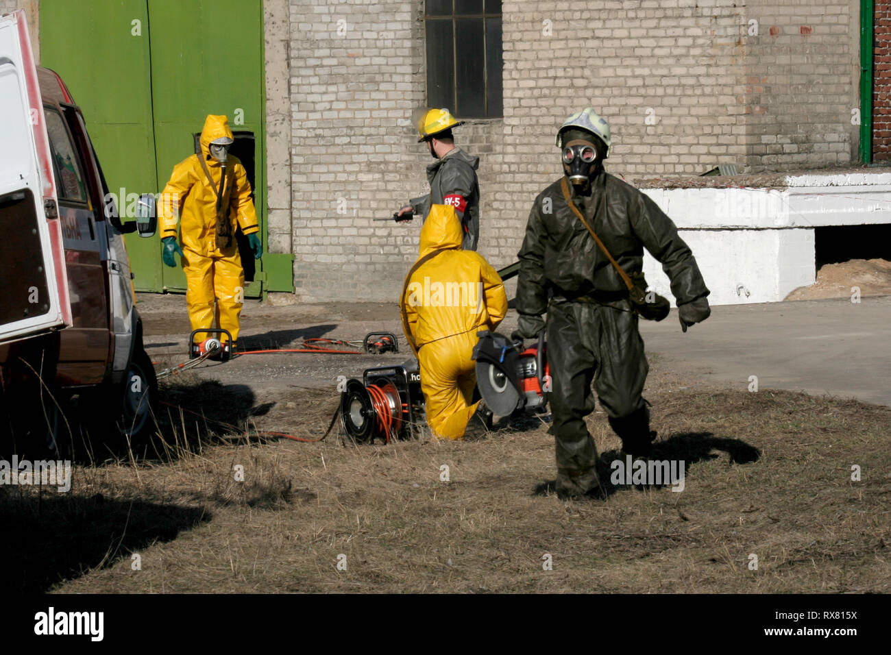 Radioactive protection suit hi-res stock photography and images - Alamy