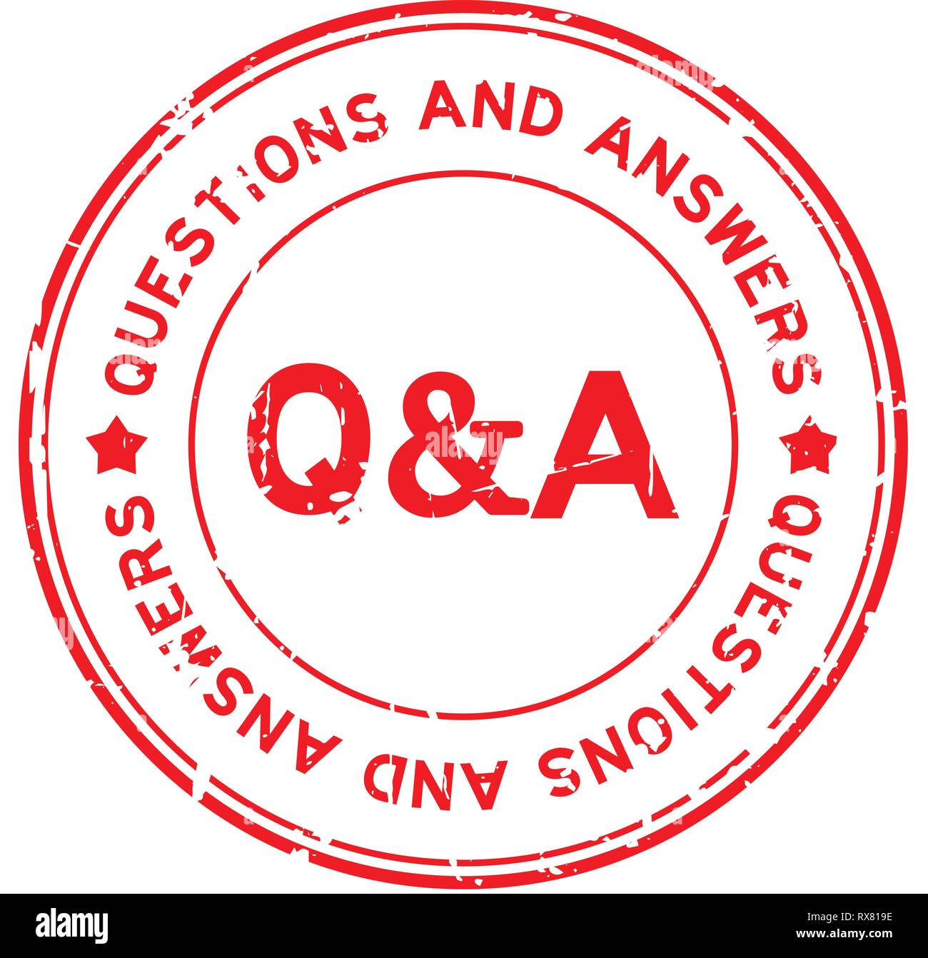 Answers stamp Stock Vector Images - Alamy