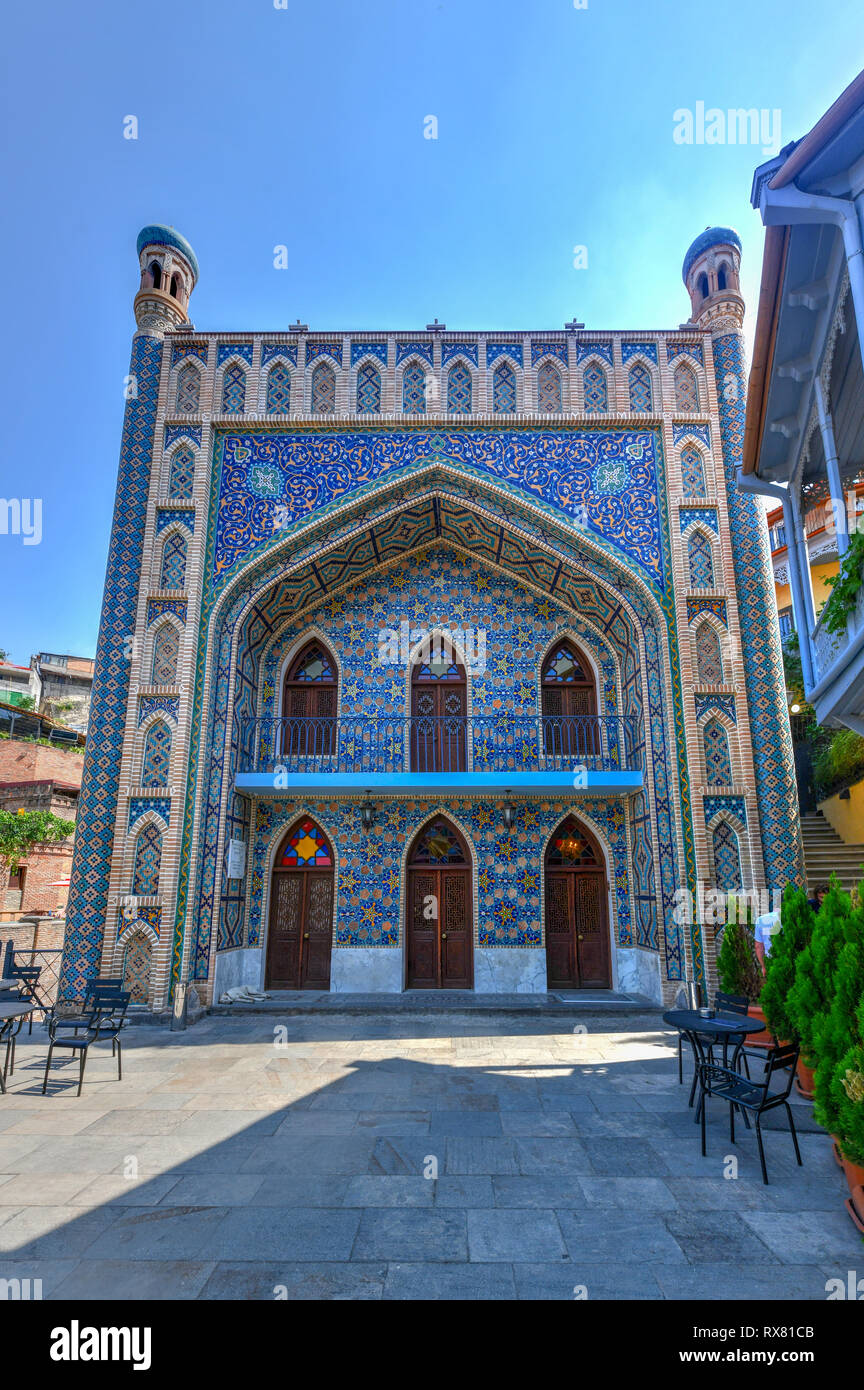 Jumah Mosque in the old historic district Abanotubani, Tbilisi, Georgia ...