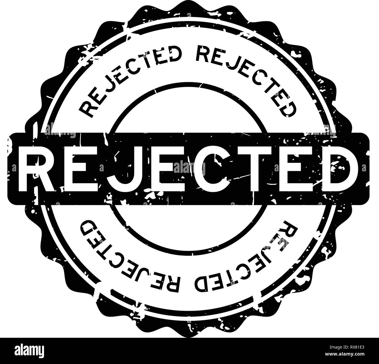 Job application approved stamp Black and White Stock Photos & Images ...