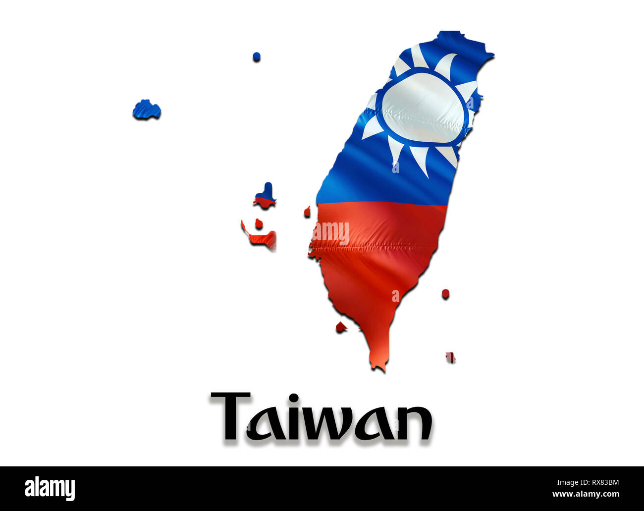 Taipei flag hi-res stock photography and images - Alamy