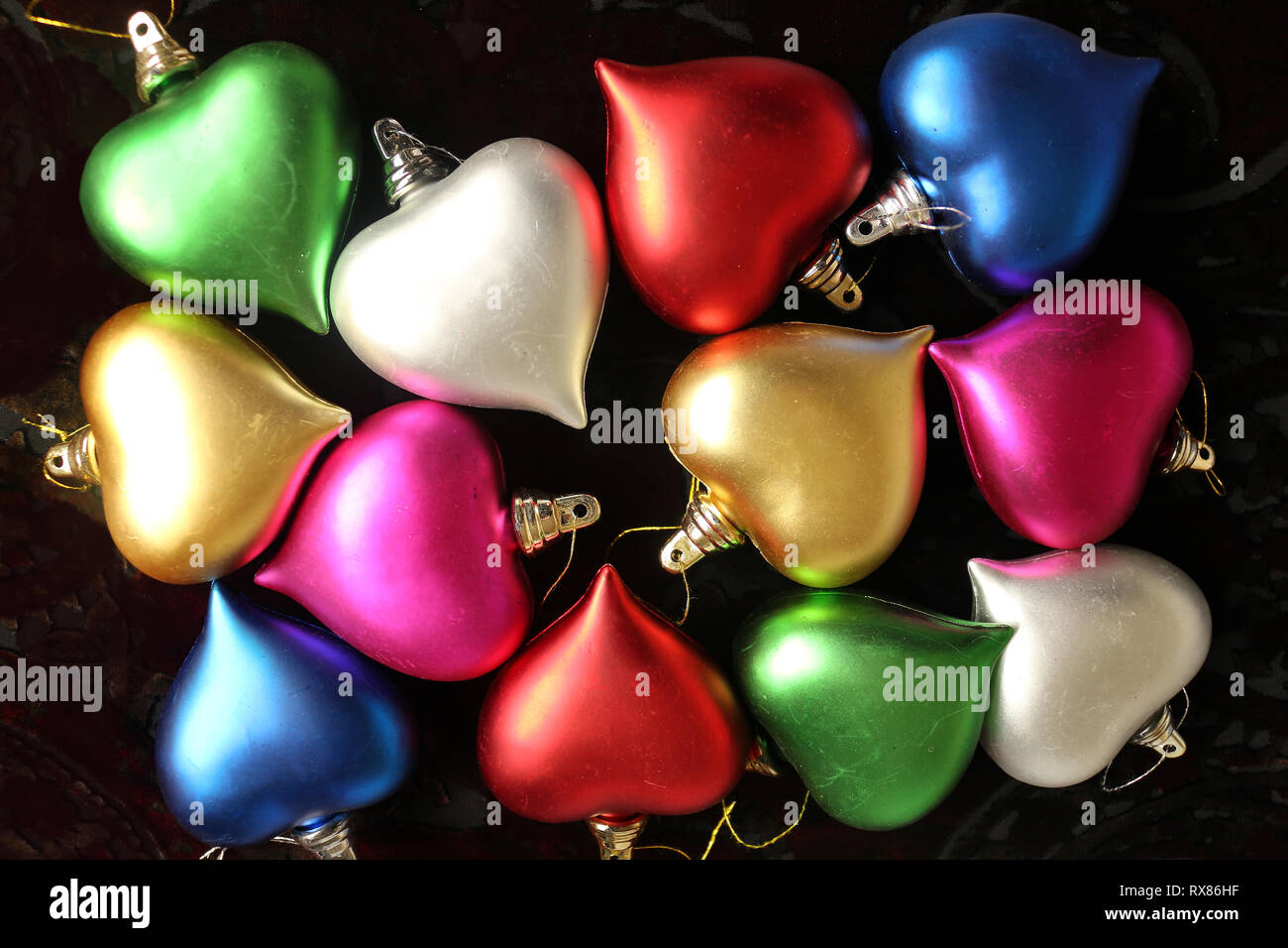 Ornaments heart hi-res stock photography and images - Alamy