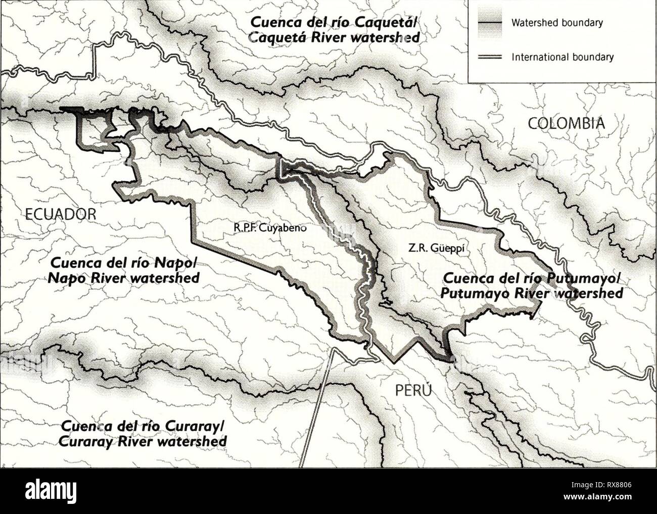 Putumayo River Map