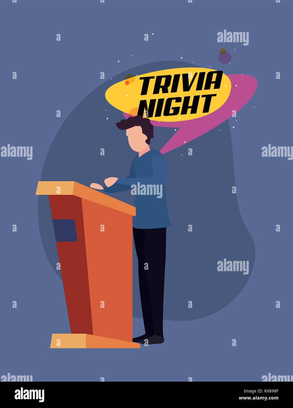 Quiz show contestant Stock Vector Images - Alamy