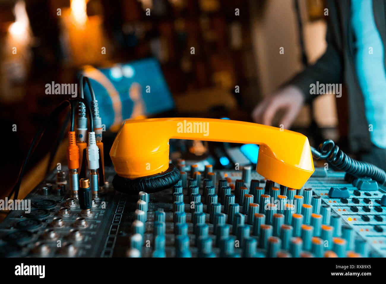 Studio control desk hi-res stock photography and images - Alamy
