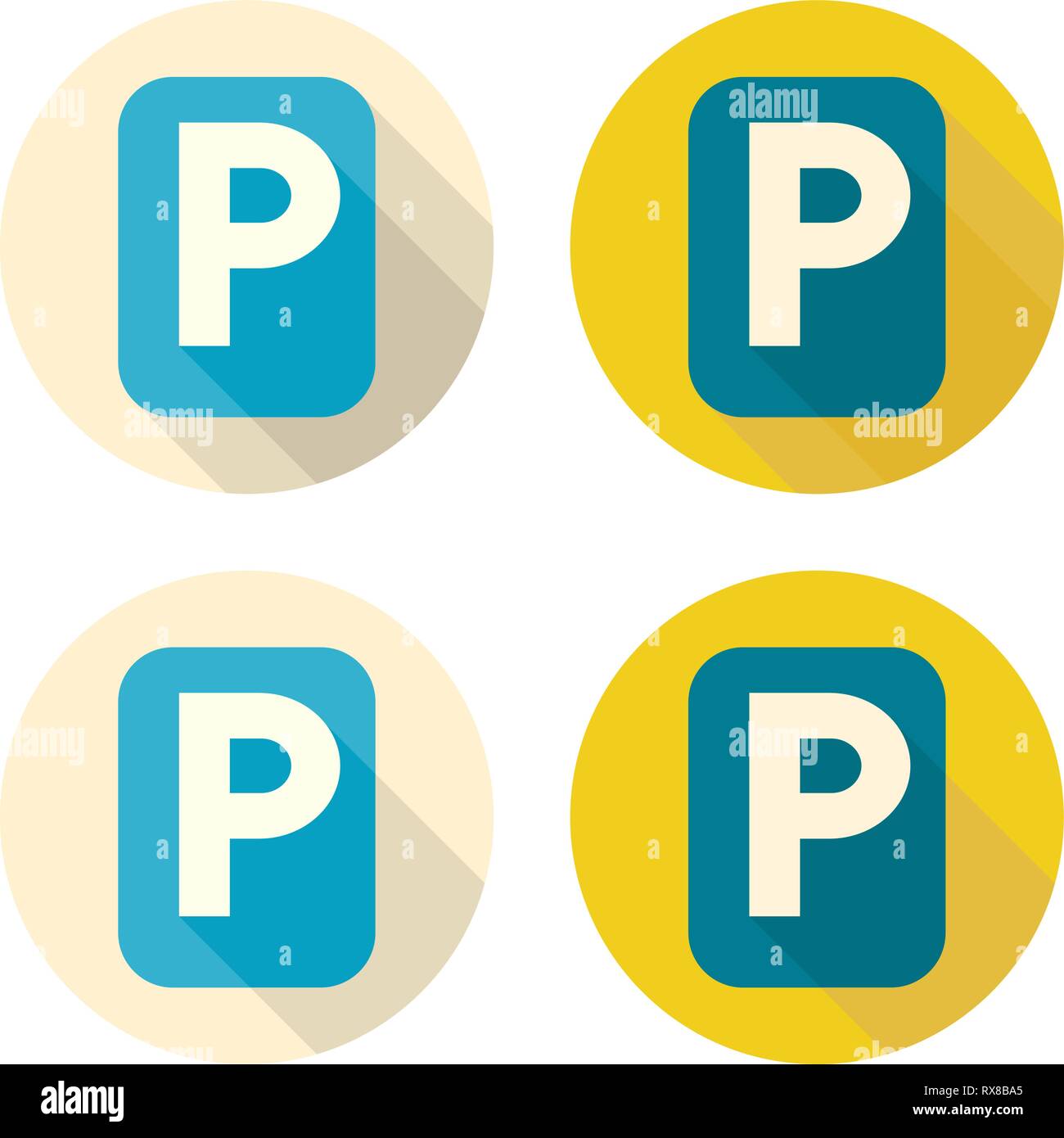 Sign indicating car parking Stock Vector Images - Alamy