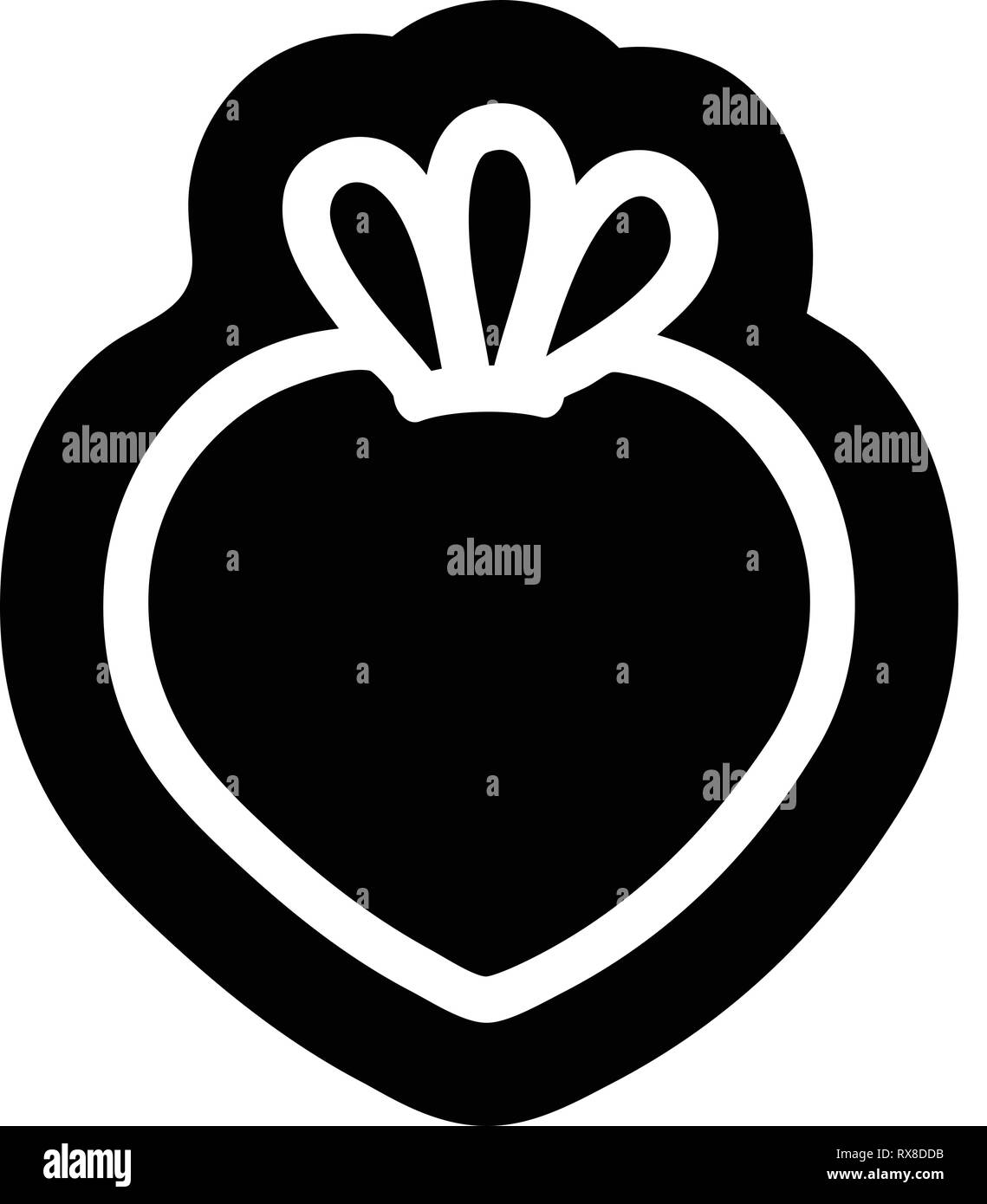 fresh fruit icon symbol Stock Vector Image & Art - Alamy