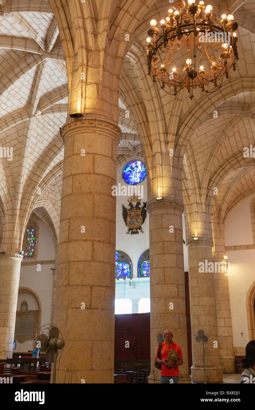 The Cathedral of Santa María la Menor in the Colonial Zone of Santo ...