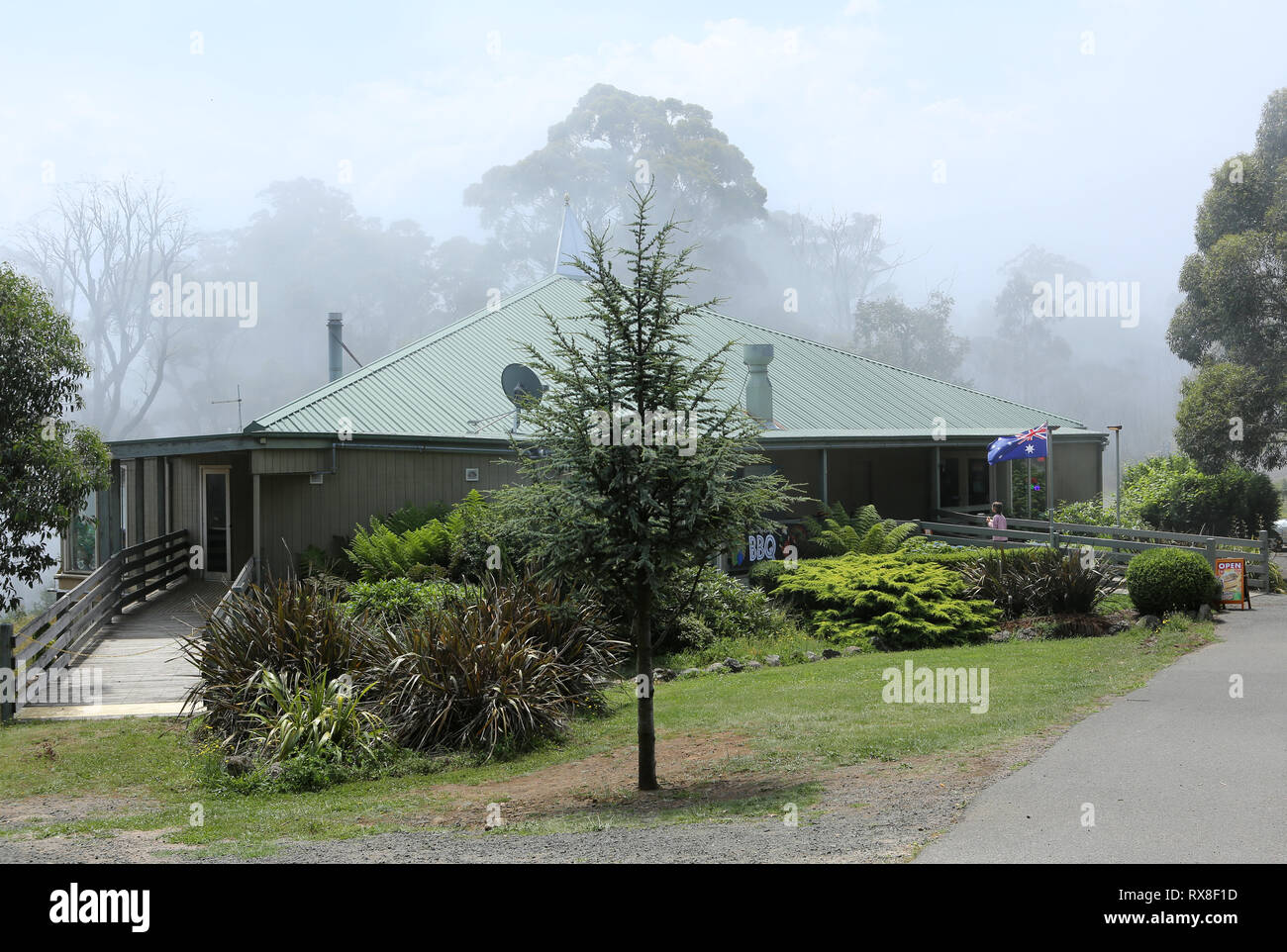 Top Of the Range Tea Rooms near the summit of Mt. Macedon, near the ...