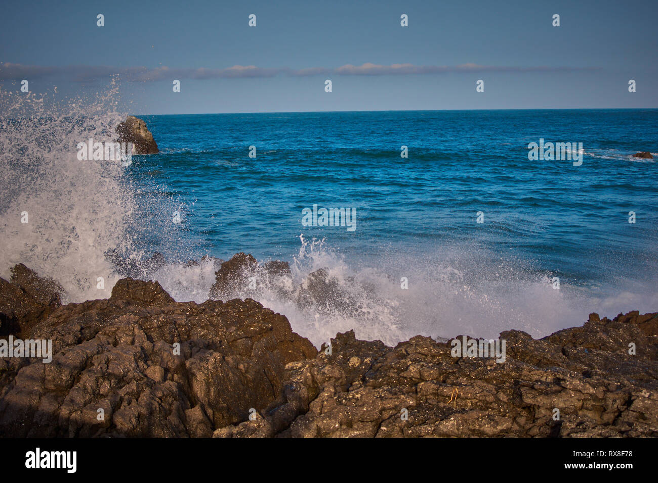 summer and blue sea Stock Photo - Alamy