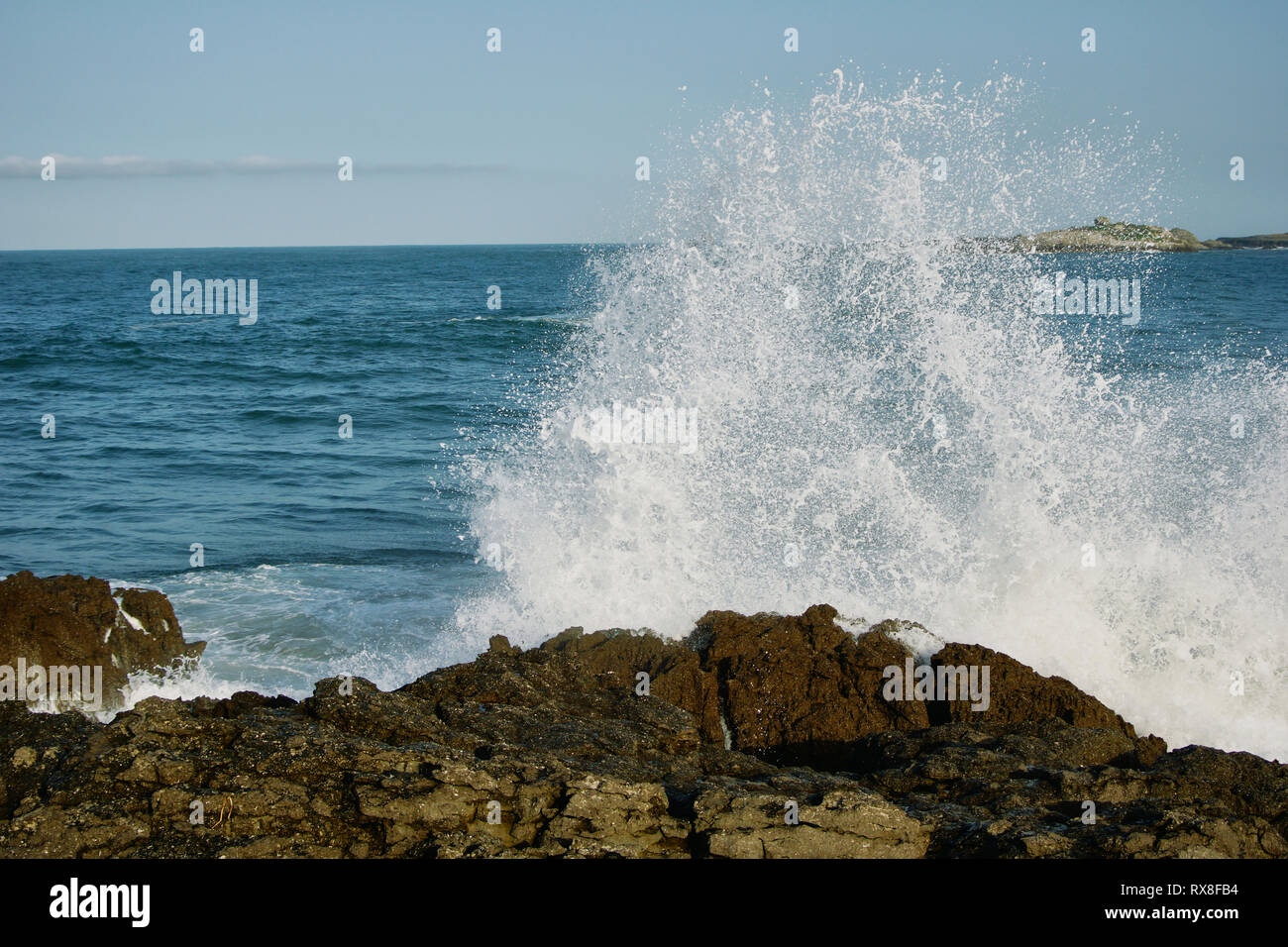 summer and blue sea Stock Photo - Alamy