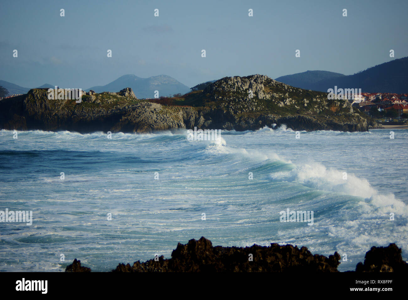 summer and blue sea Stock Photo - Alamy