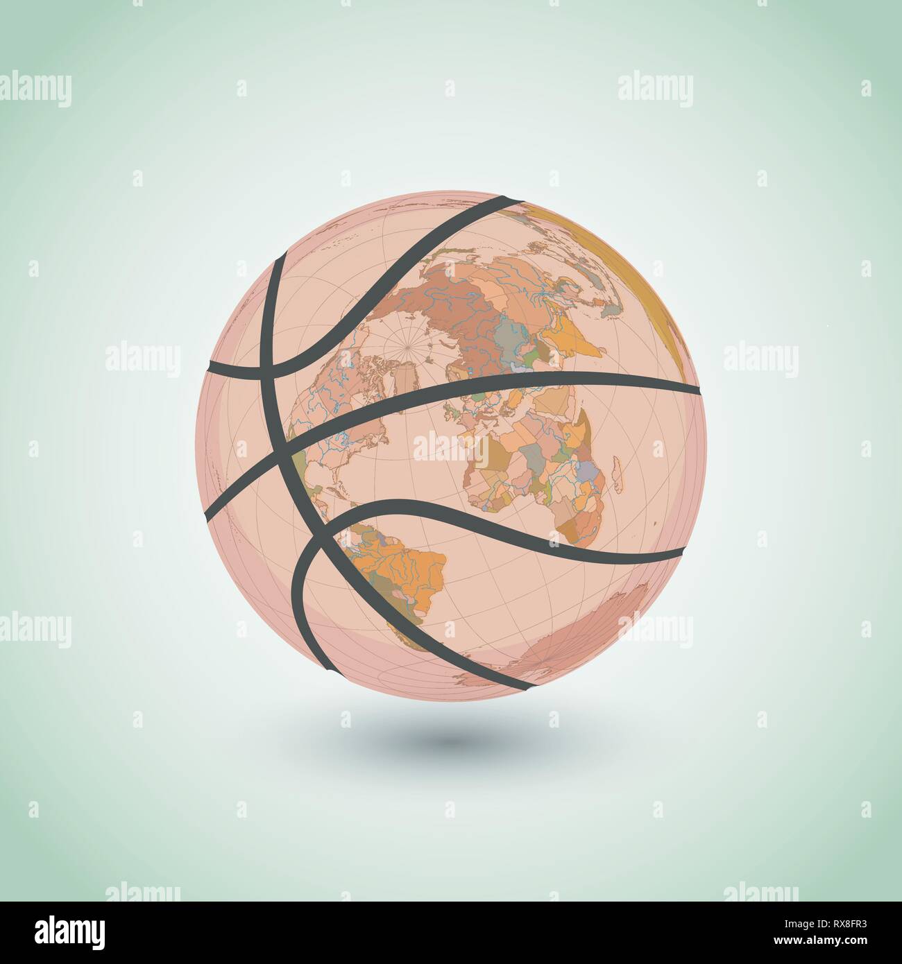 World cup russia map infographic hi-res stock photography and images ...