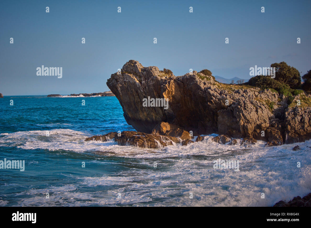summer and blue sea Stock Photo - Alamy