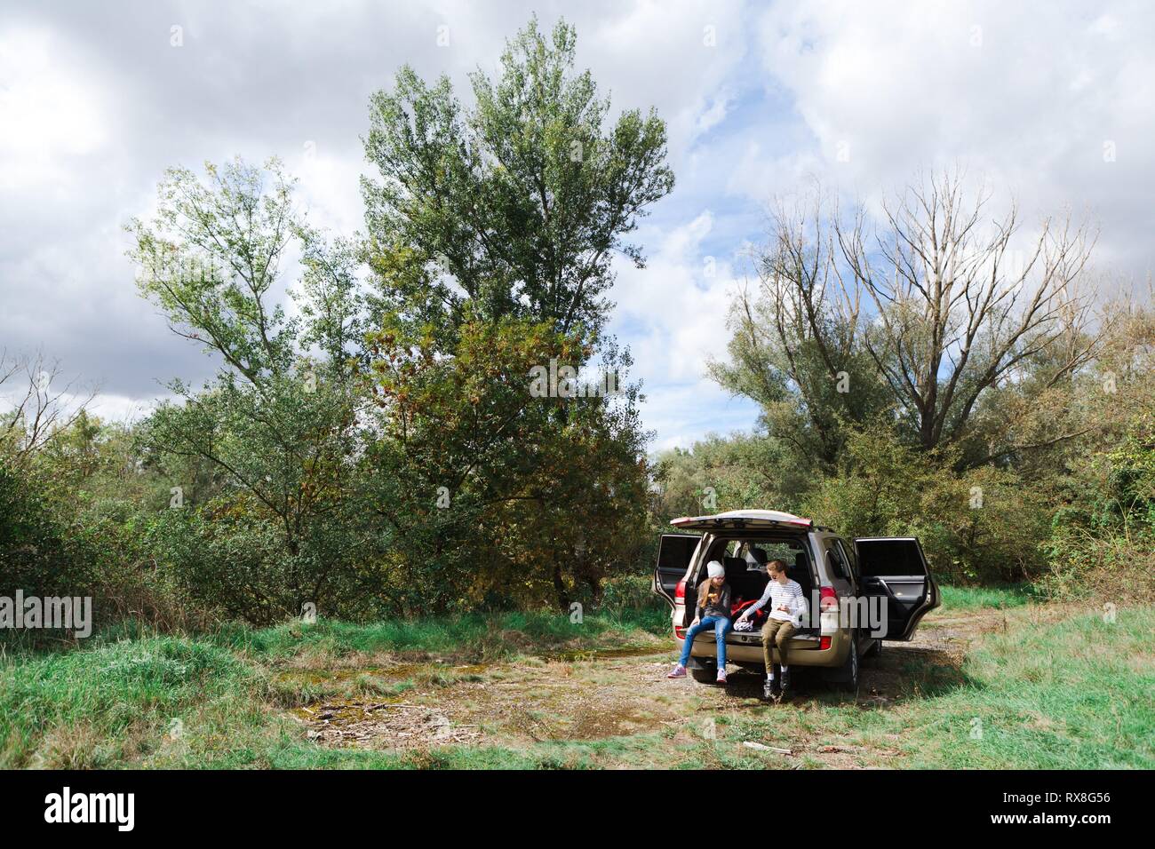 Picnic In Car Park High Resolution Stock Photography and Images - Alamy