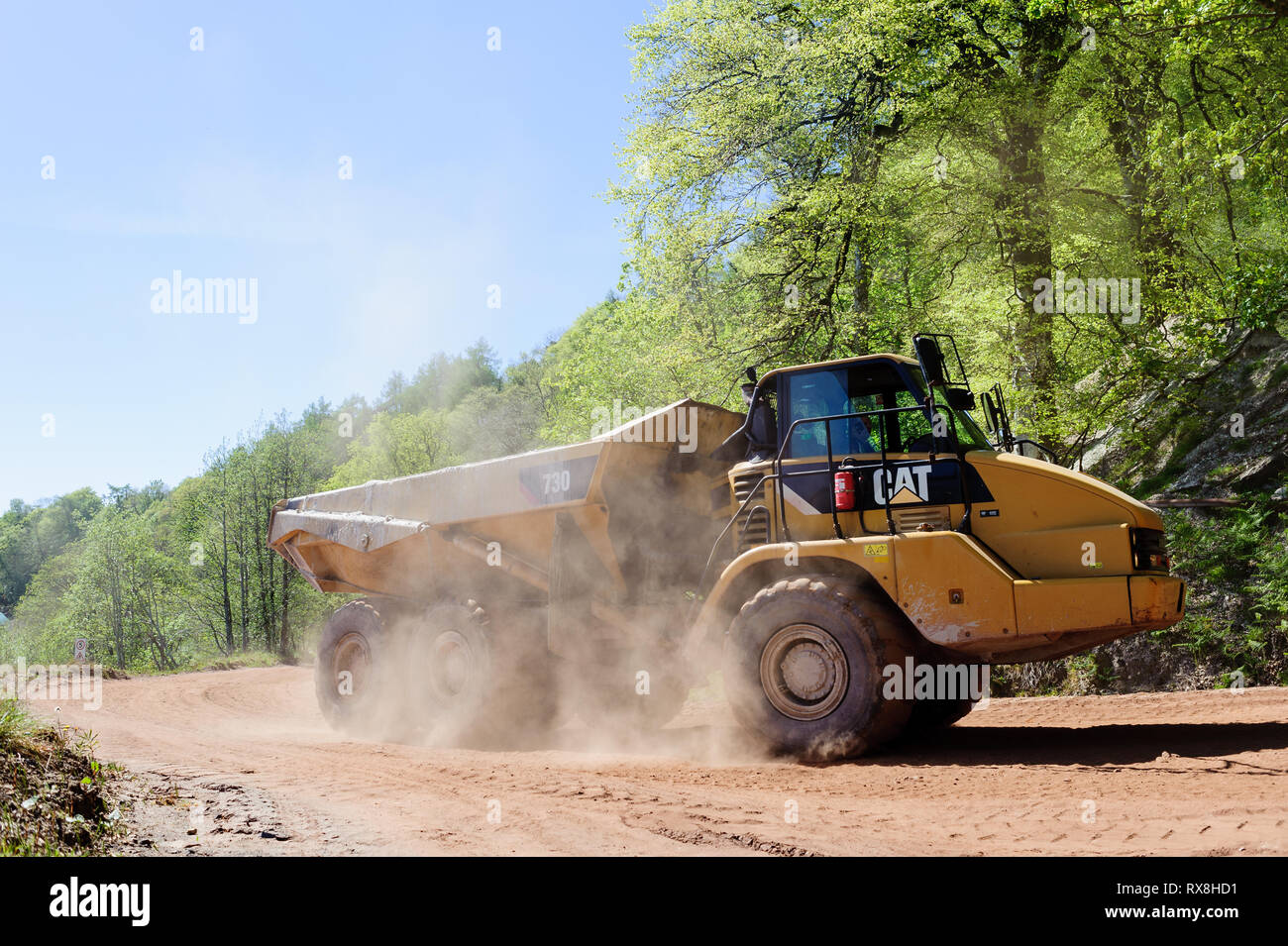 Lochaline sand quartz mine hi-res stock photography and images - Alamy