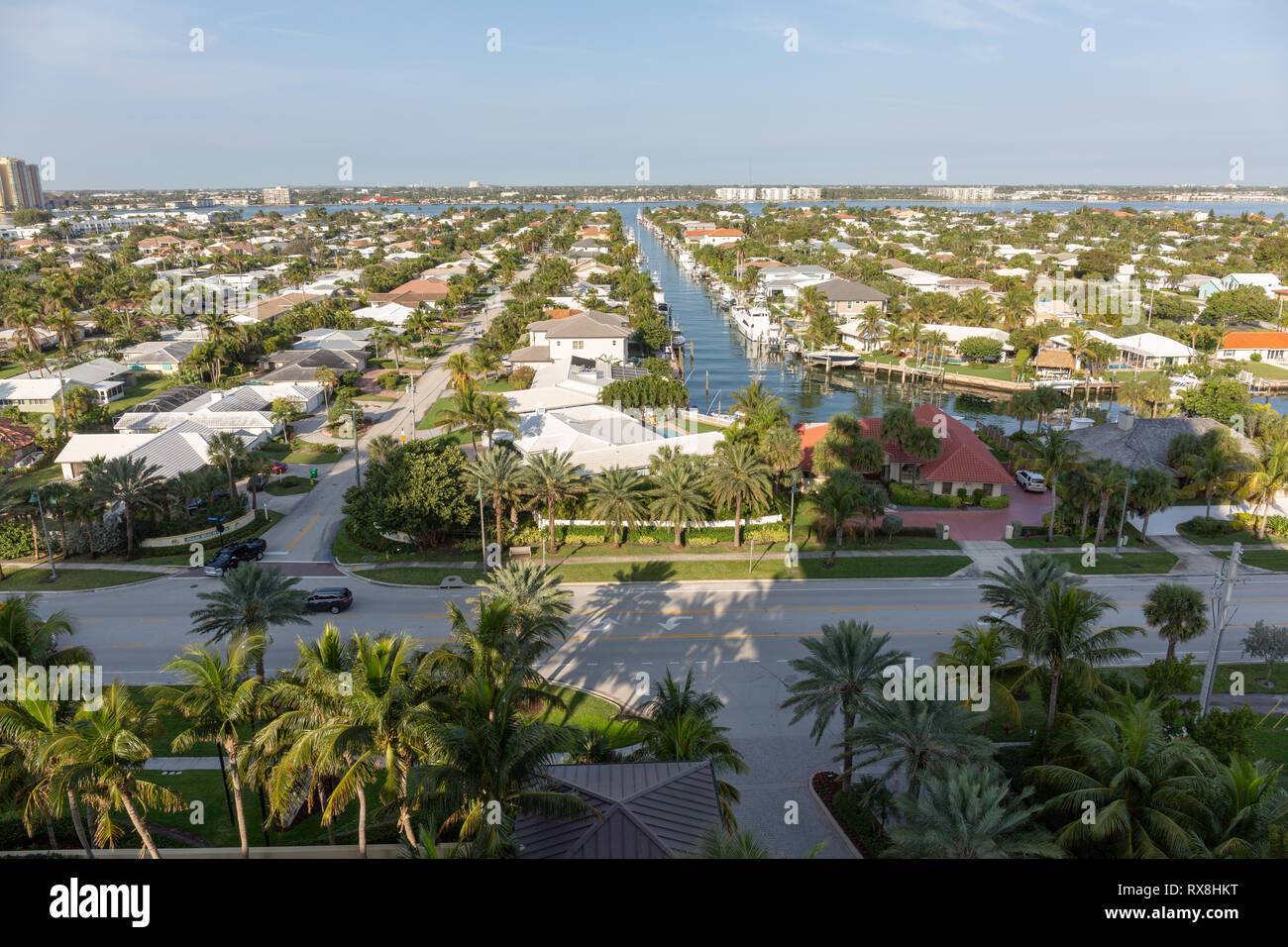 Singer Island Intracoastal View Stock Photo - Alamy