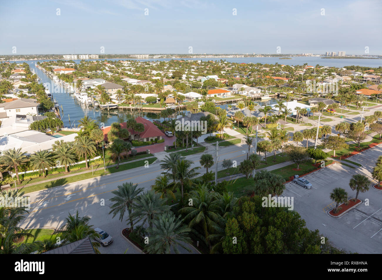 Singer Island Intracoastal View Stock Photo - Alamy