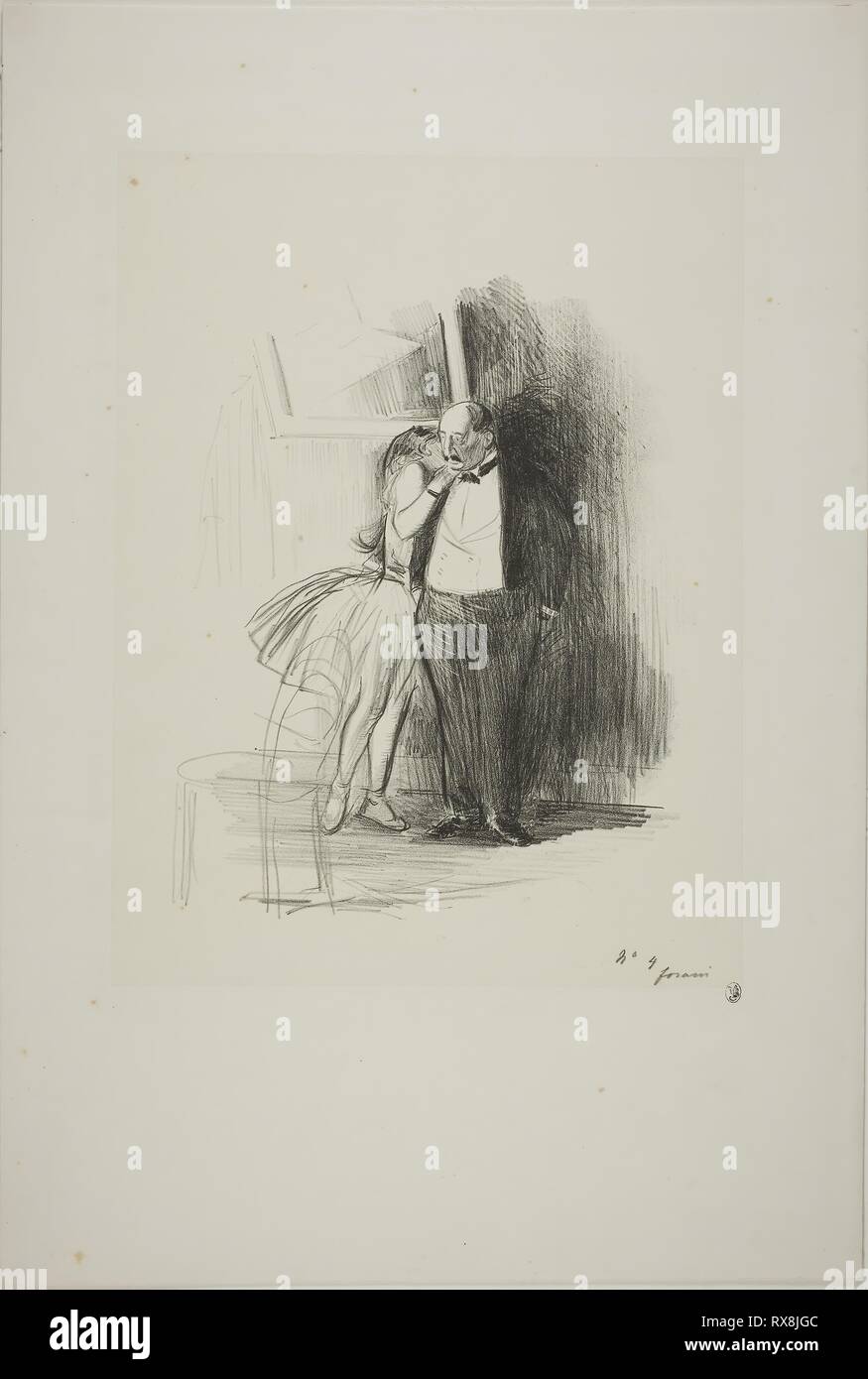 The Consent. Jean Louis Forain; French, 1852-1931. Date: 1892 ...