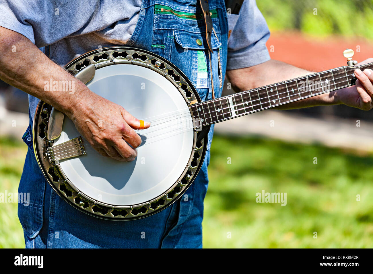 Banjo & Overalls Stock Photo - Alamy