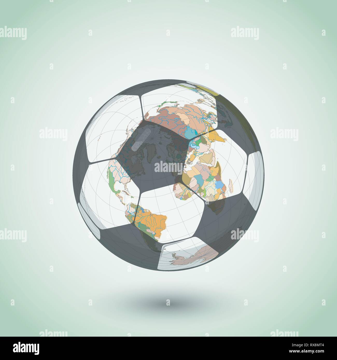 Football match national stadium Stock Vector Images - Alamy