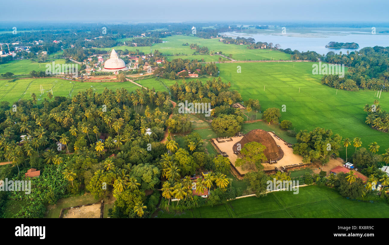 Sandagiri Stupa and Raja Maha Vihara ancient Buddhist temples in ...