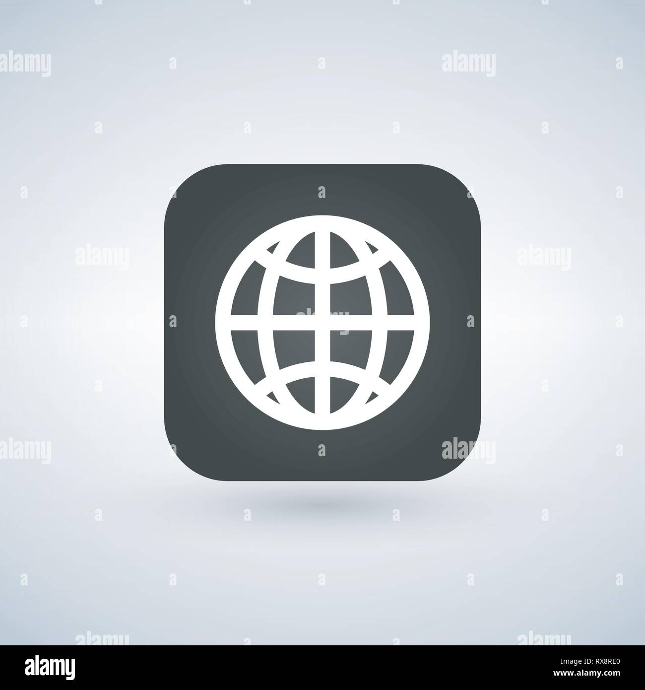 Network over world map white background Stock Vector Images - Alamy