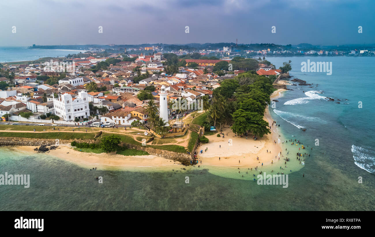 Aerial view lighthouse city hi-res stock photography and images - Alamy