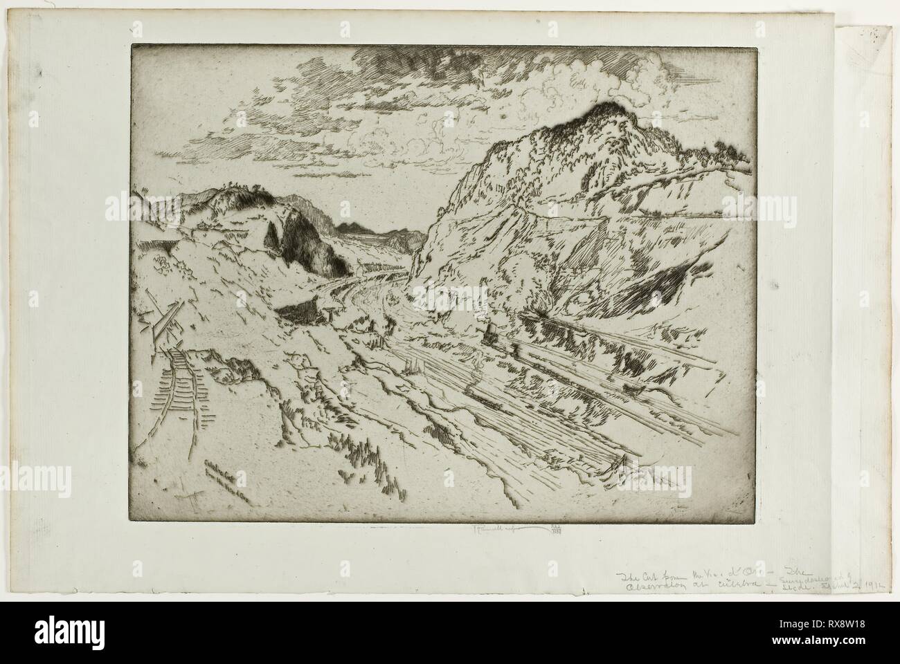Culebra Cut, Panama. Joseph Pennell; American, 1857-1926. Date: 1912 ...