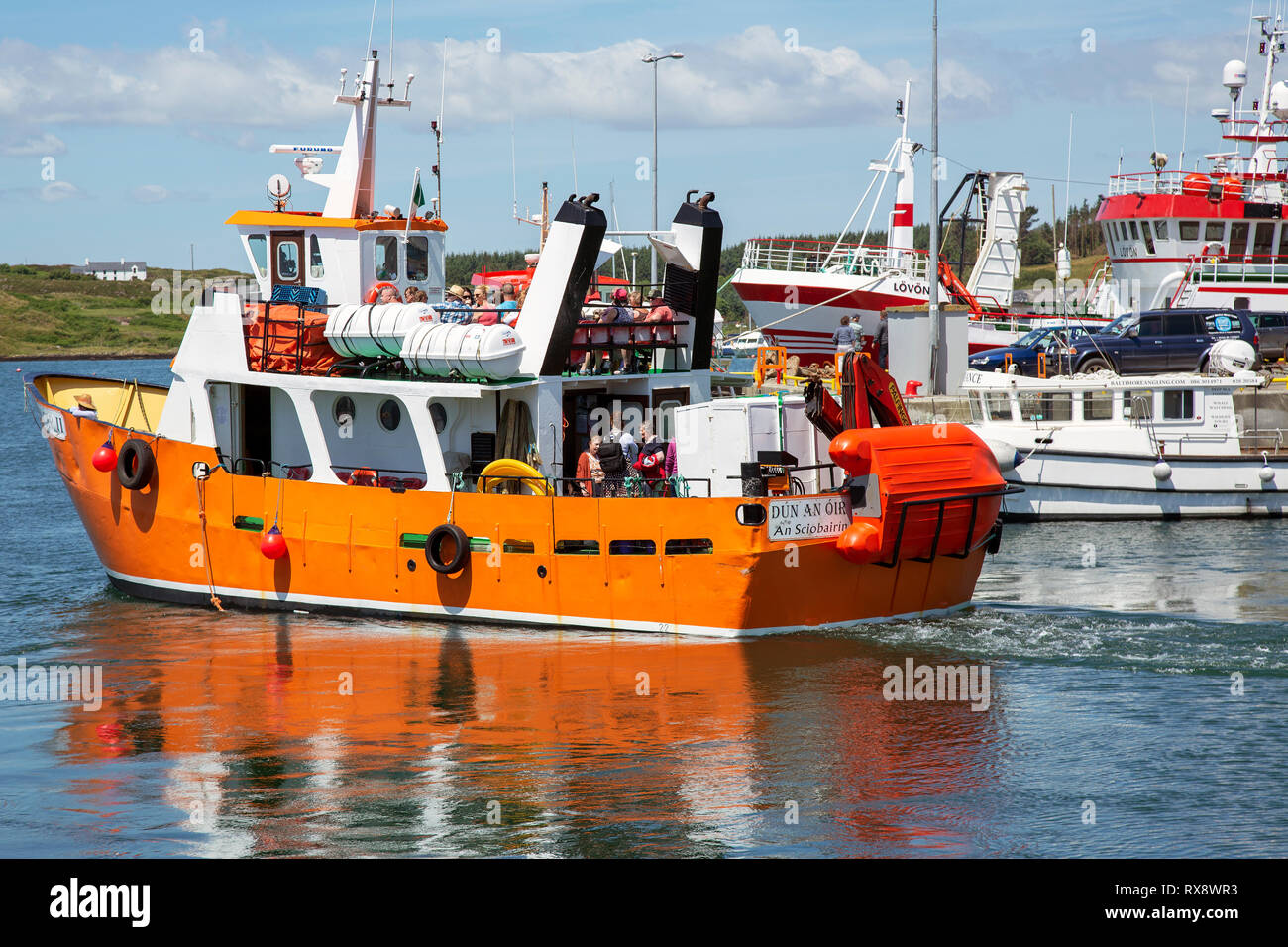 Cape Clear Ferry, Baltimore harbour west Cork ireland Stock Photo - Alamy