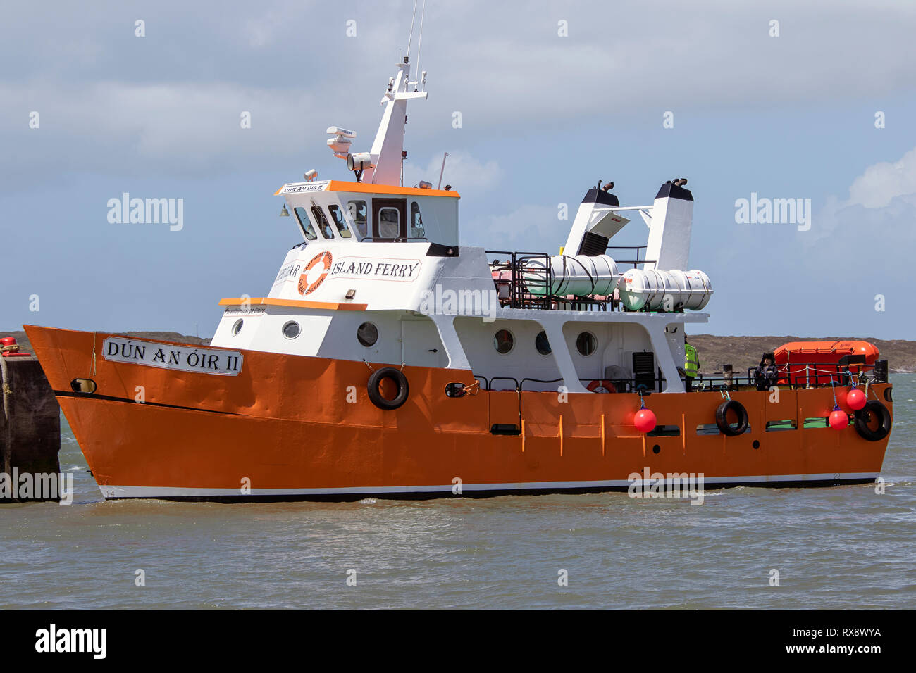 Cape Clear Ferry, Baltimore harbour west Cork ireland Stock Photo - Alamy