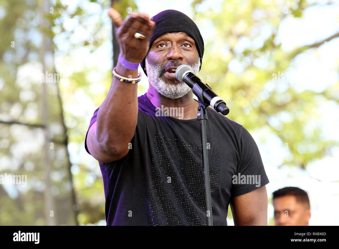 New York, USA. 08 May, 2016. Benjamin "BeBe" Winans at The Sunday, May ...