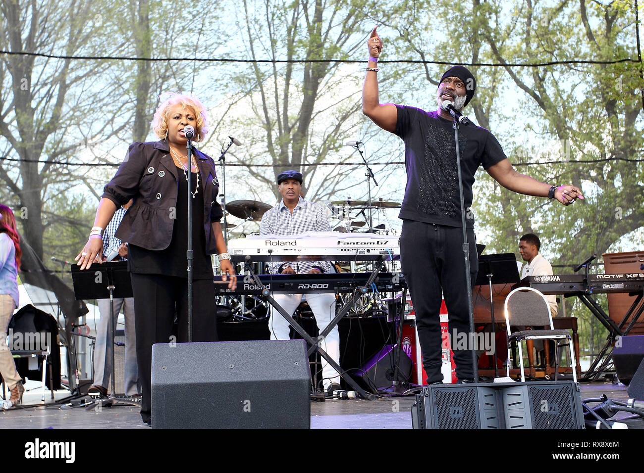 New York, USA. 08 May, 2016. Benjamin "BeBe" Winans at The Sunday, May ...
