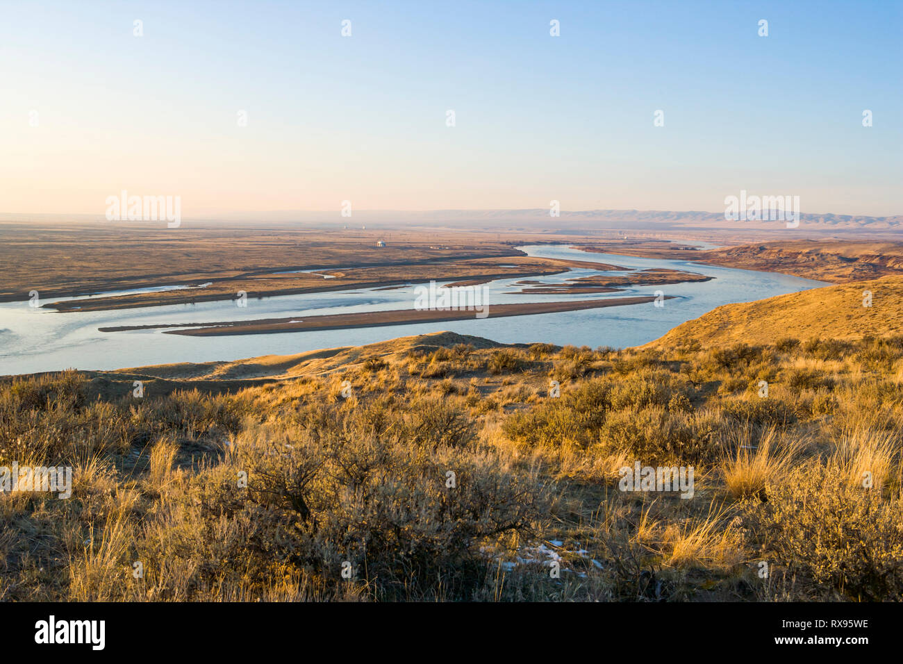 The only free flowing portion of the Columbia River in Eastern ...