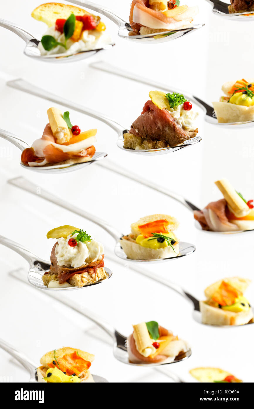 Canapes background hi-res stock photography and images - Alamy