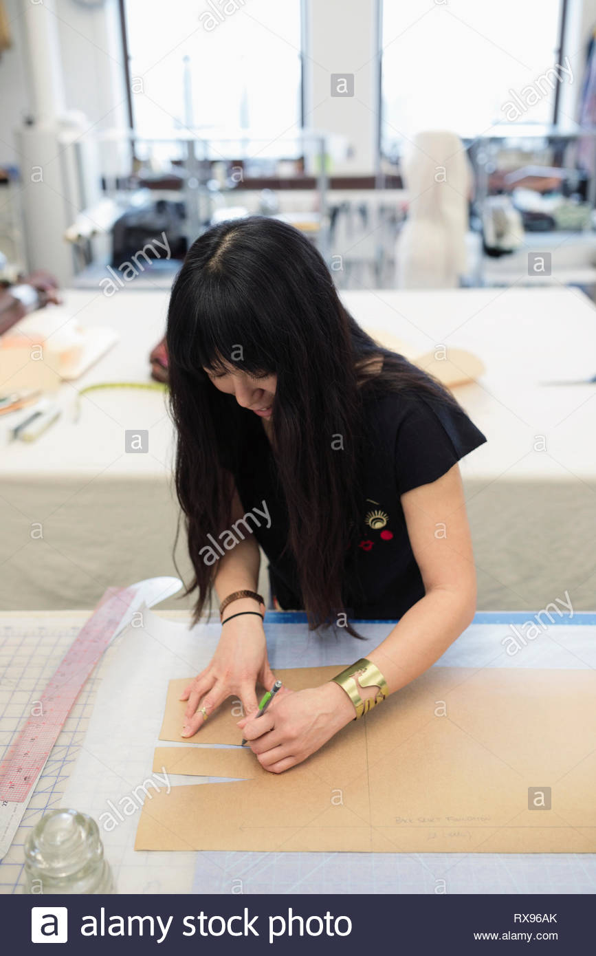 Pattern cutting fashion hi-res stock photography and images - Alamy