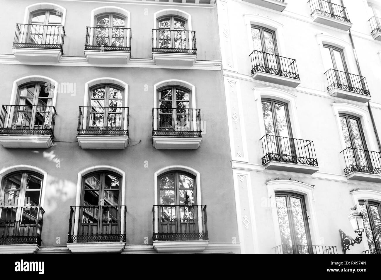 The exterior of a building in Granada, Spain Stock Photo - Alamy