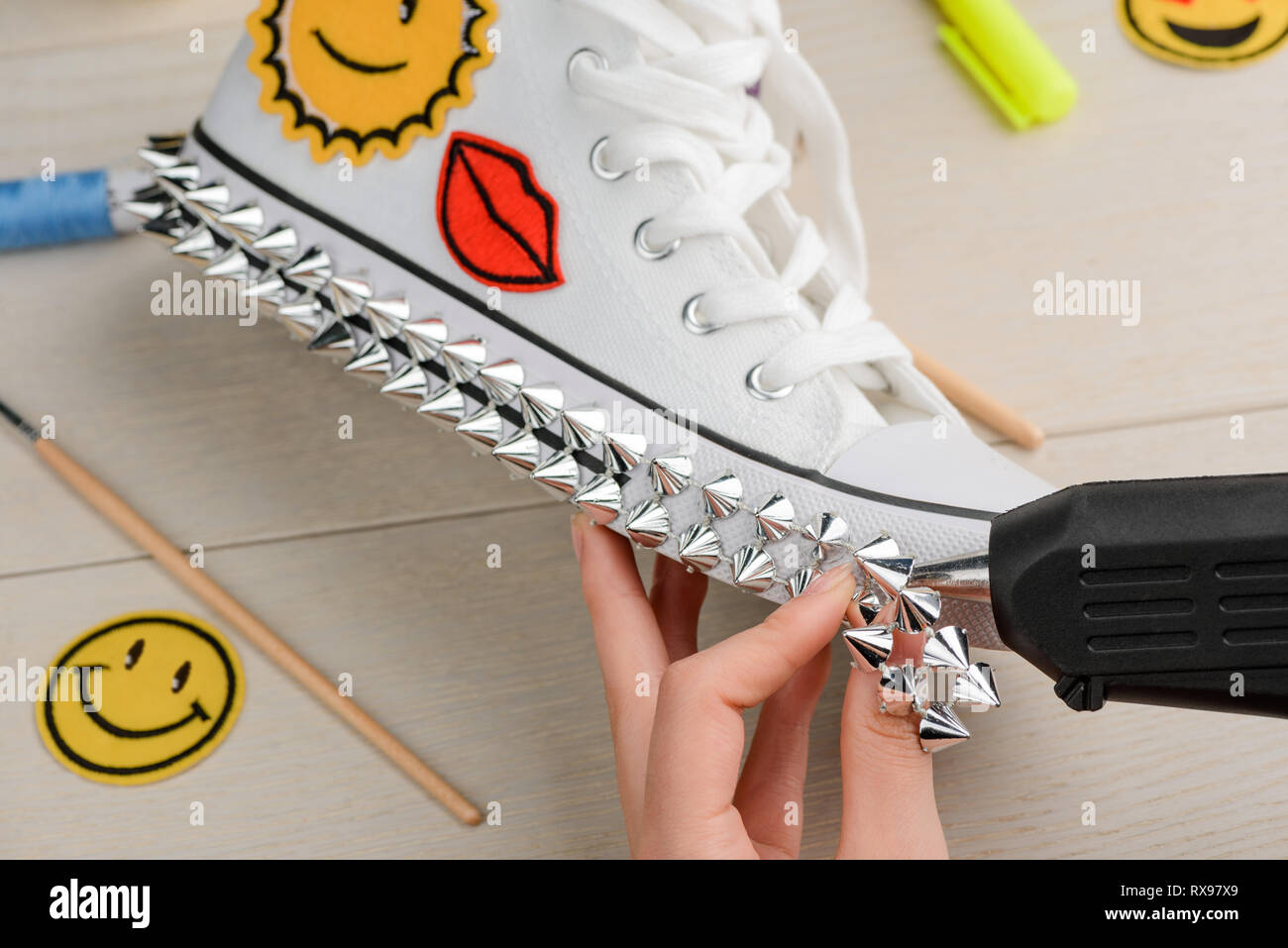 Girl with spikes hi-res stock photography and images - Alamy