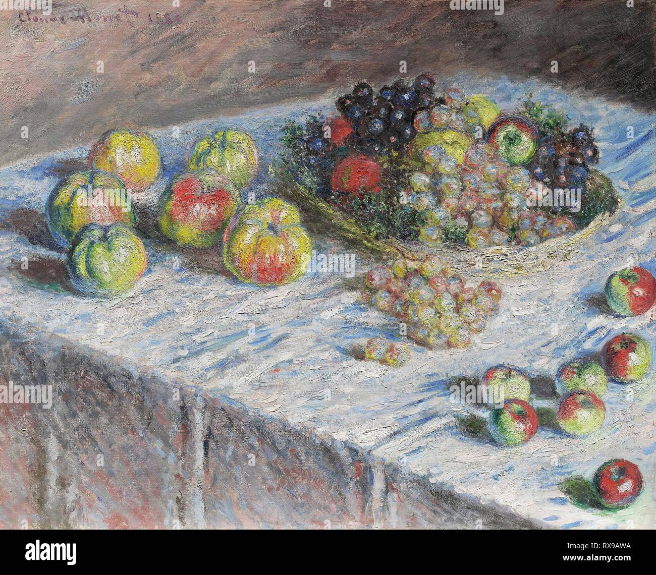 Apples and Grapes. Claude Monet; French, 1840-1926. Date: 1880 ...