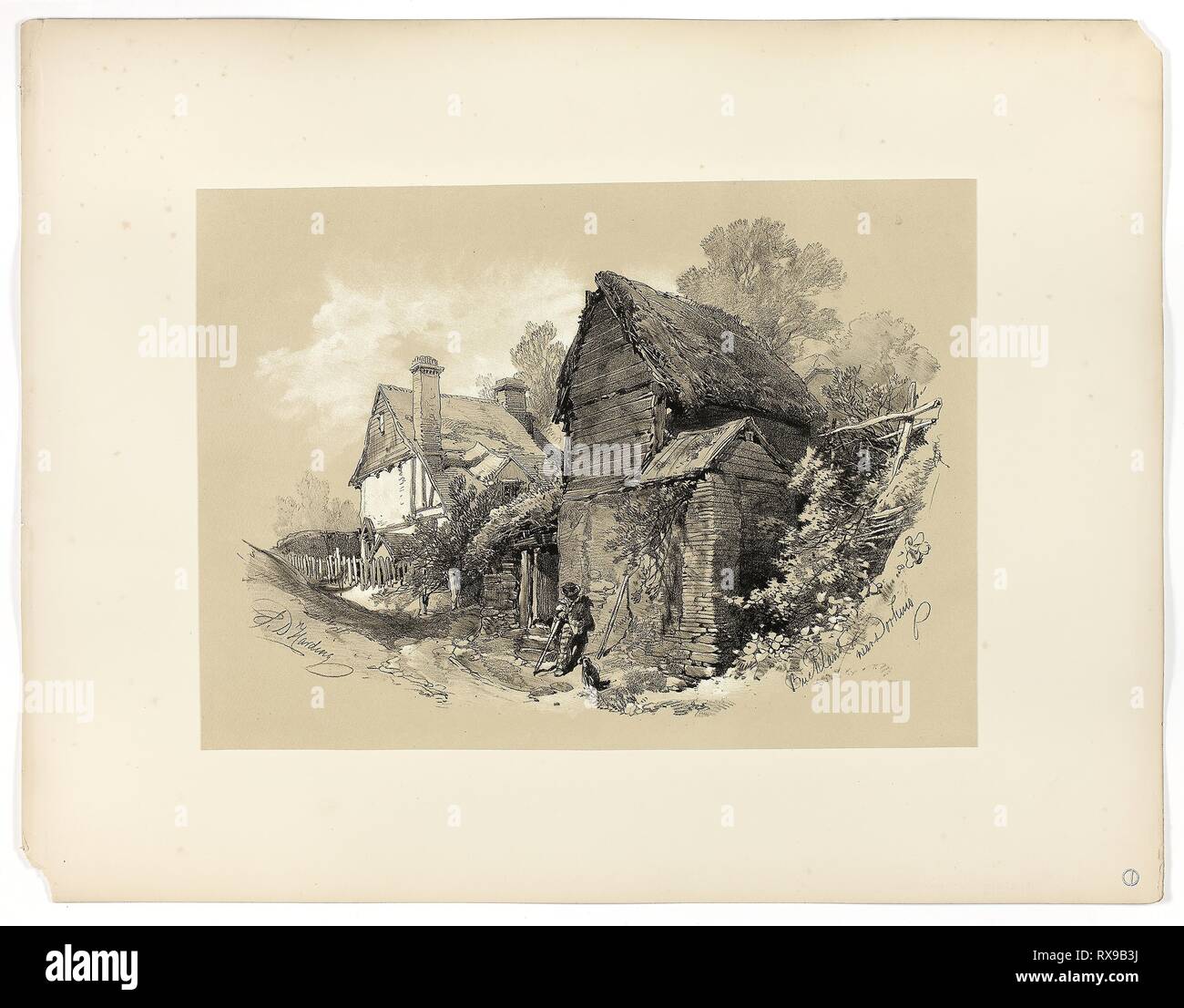 Buckland, Near Dorking, from Picturesque Selections. James Duffield ...