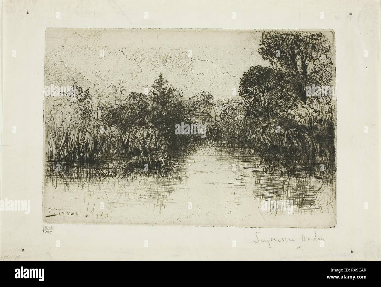 Shere Mill Pond, No. I (small plate). Francis Seymour Haden; English ...