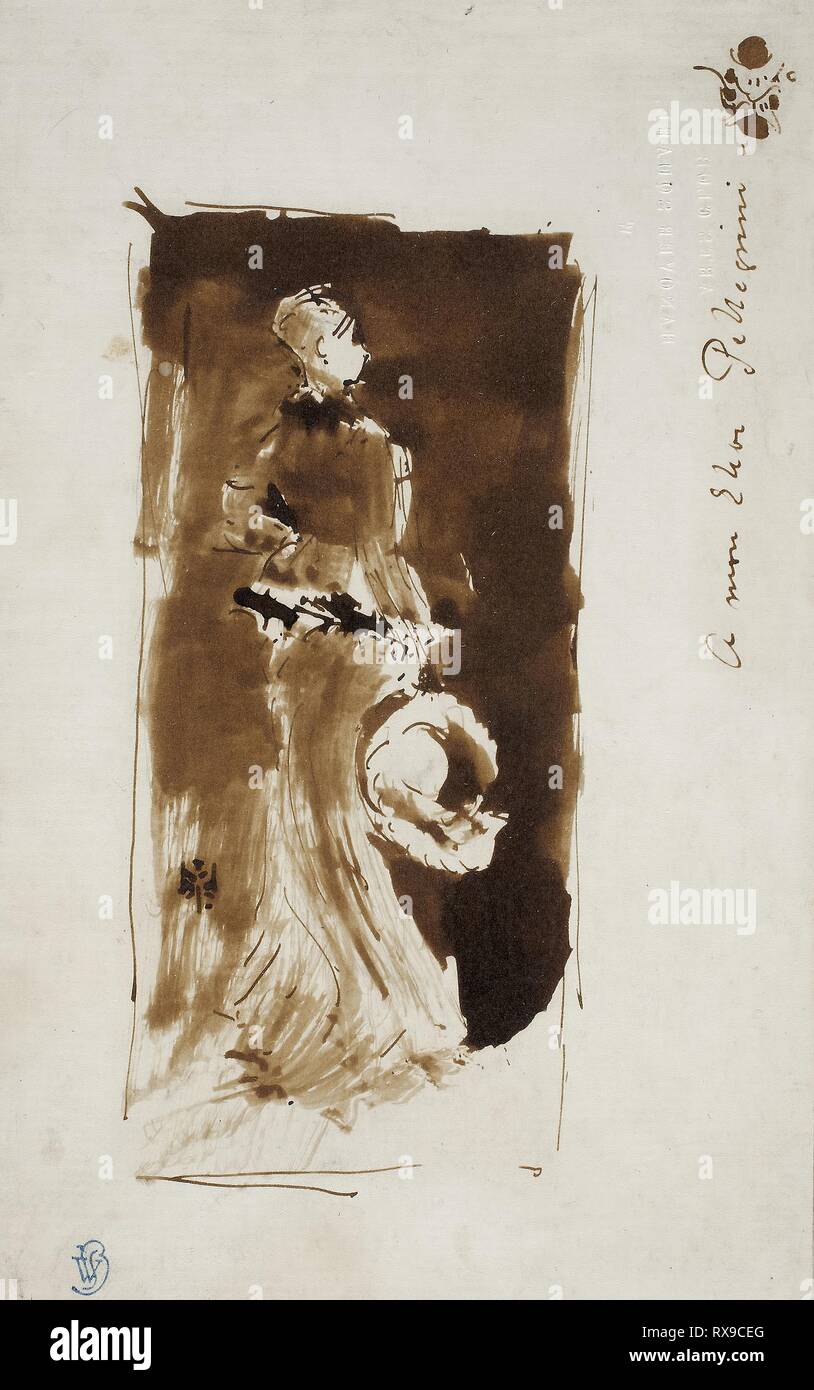 Sketch after the Portrait of Rosa Corder. James McNeill Whistler ...