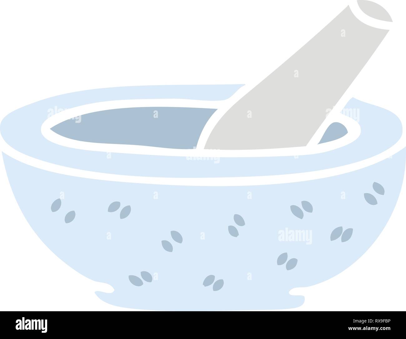 hand drawn quirky cartoon pestle and mortar Stock Vector Image & Art ...