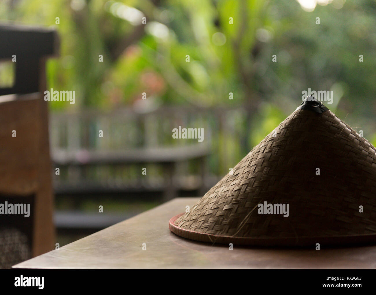 Asian style conical hat hi-res stock photography and images - Alamy