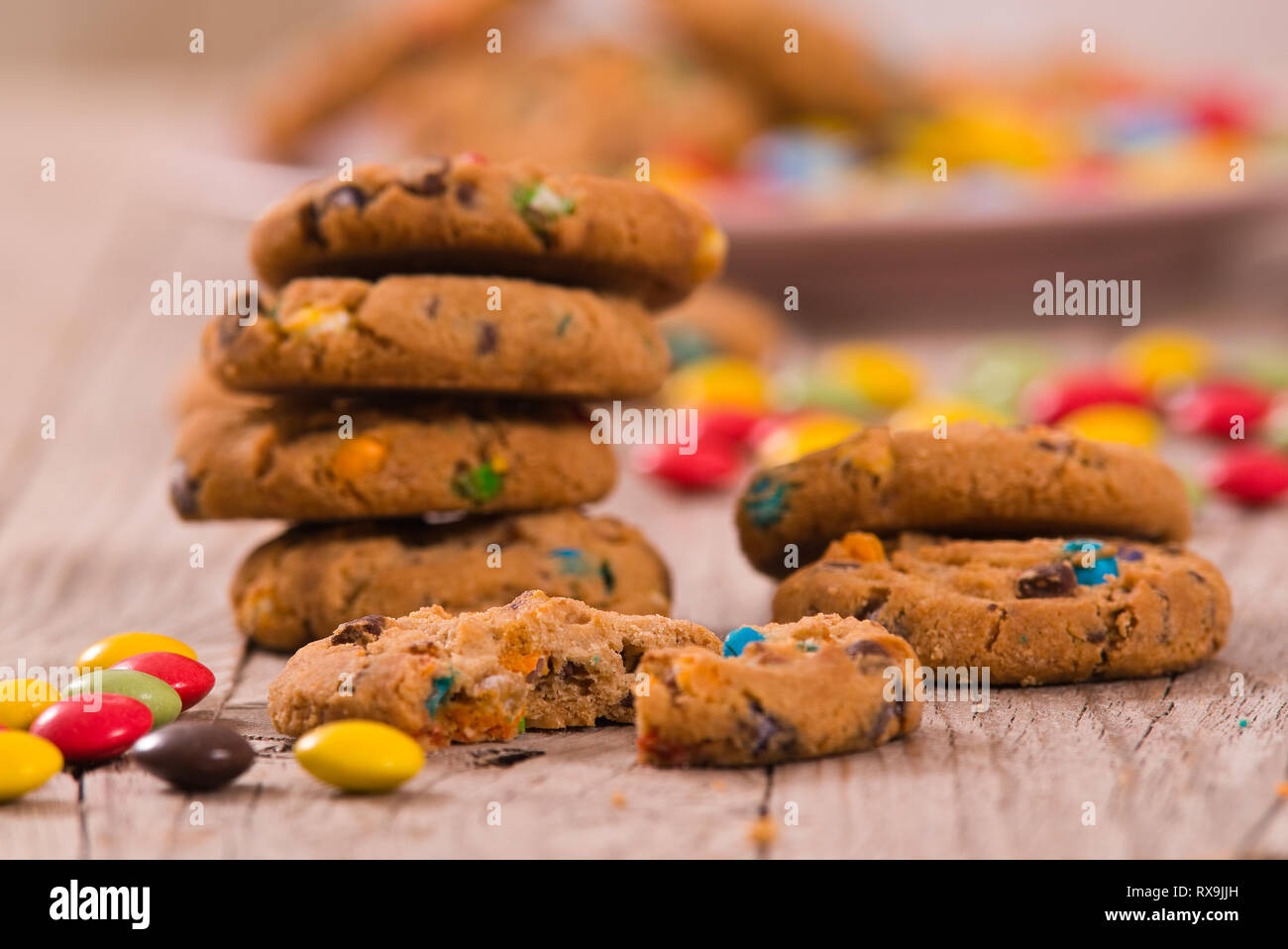 Smarties Cookies High Resolution Stock Photography and Images - Alamy