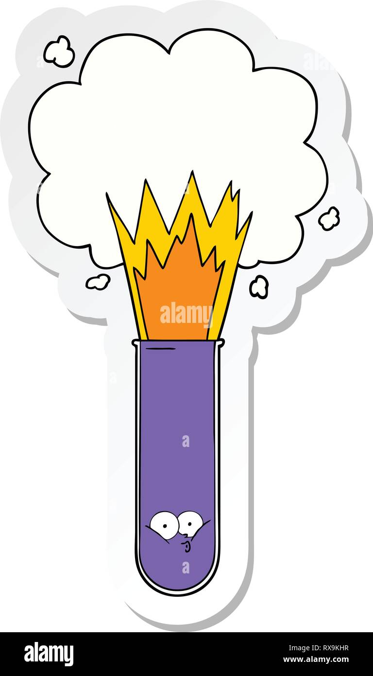 Chemical Explosion In Test Tube