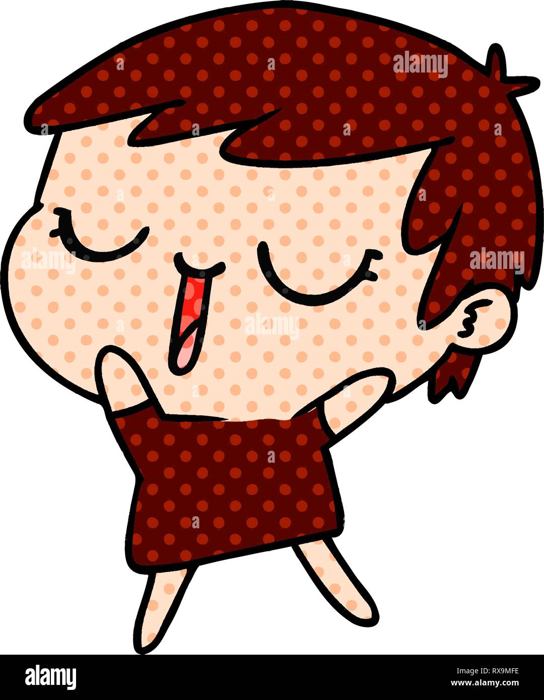 Pixie cut hair Stock Vector Images - Alamy