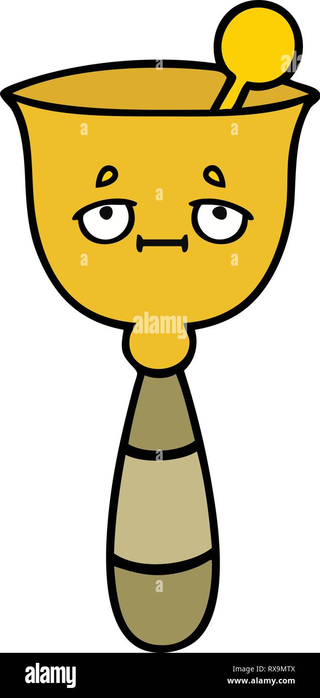 cute cartoon of a school bell Stock Vector Image & Art - Alamy